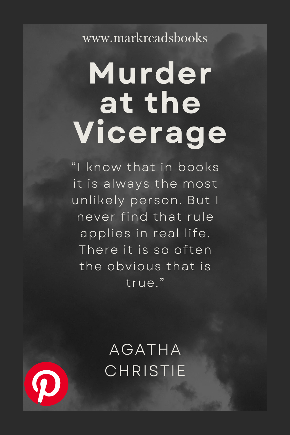 Best Quotes from Murder at the Vicarage - Mark Reads Books
