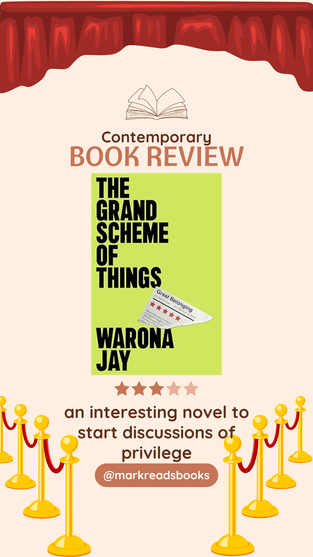 Breaking Down Warona Jay’s In The Grand Scheme Of Things - Mark Reads Books