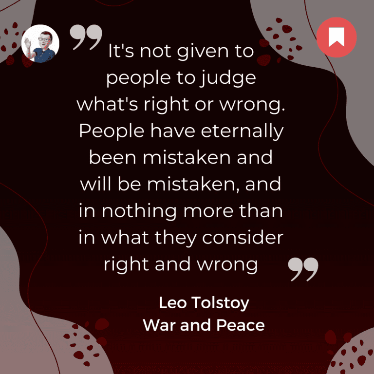 17 Great Quotes from War and Peace by Leo Tolstoy - Mark Reads Books